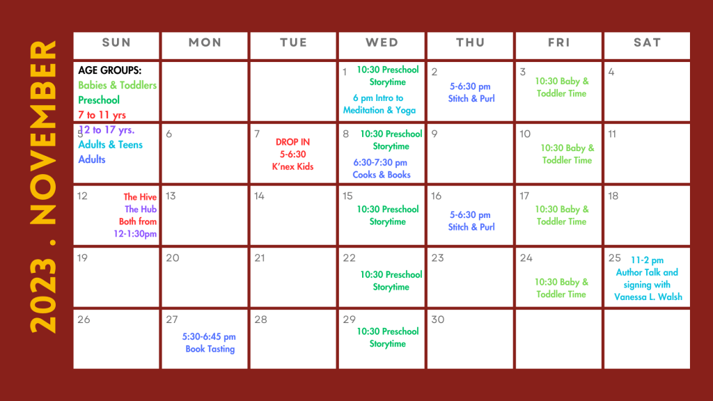 Program Calendar – Lehighton Area Memorial Library